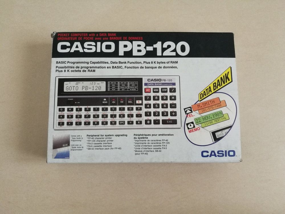 Casio PB-110 + PB-120 (Gebraucht) in Domdidier für CHF 120 – mit ...