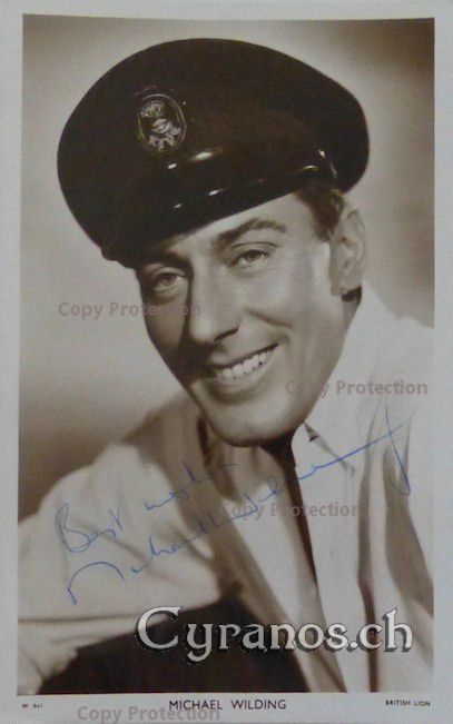 Michael Wilding (1912-1979) Schauspieler - Autogramm (Gebraucht) in ...