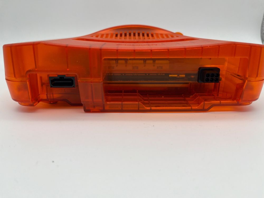 Nintendo 64 Orange Transparent fire Sun N64 Controller (Gebraucht) in ...