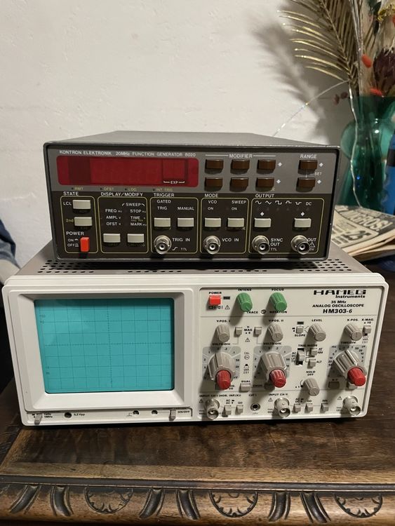 Oscilloscope Hameg HM303-6 et générateur kontron 8020 | Kaufen auf Ricardo