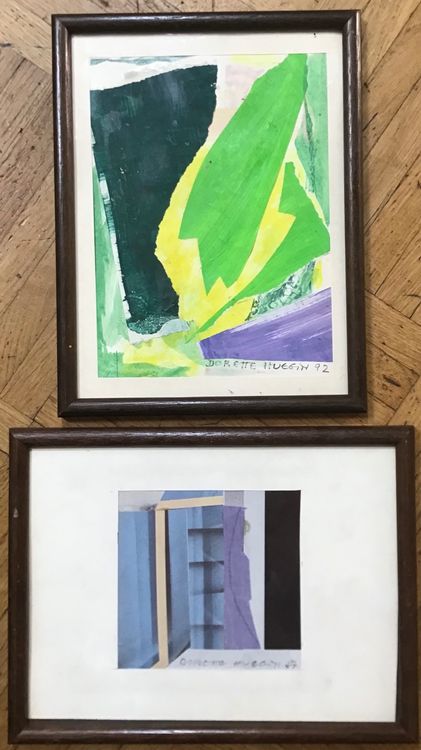 Dorette HUGIN (1928/30) 2x Mischtecknik Collage | Kaufen auf Ricardo