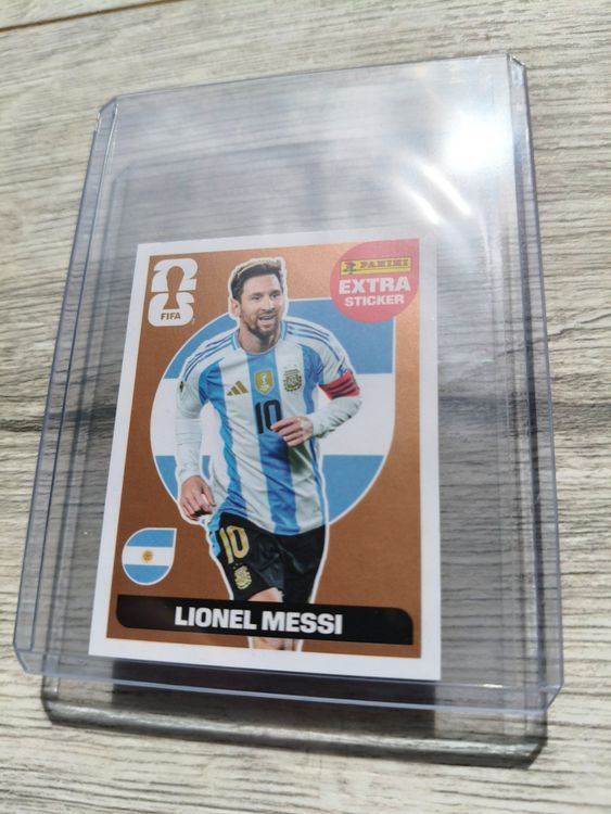 Lionel Messi - Bronze Extra Sticker - Panini WM 2026 (Neu (gemäss ...