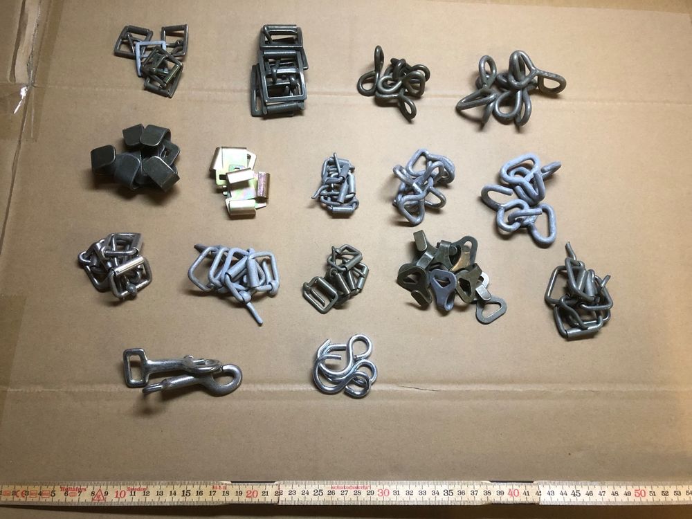 Schweizer Armee Schnallen Haken Sattler Sellier Material Lot (Gebraucht ...