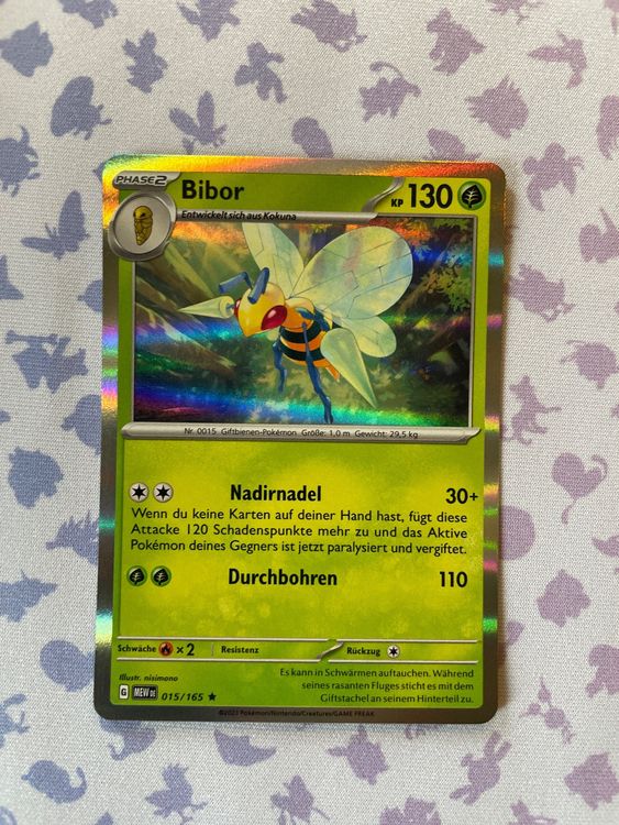 Bibor 015/165 Holo - Pokemon 151 DE (Neu (gemäss Beschreibung)) in ...