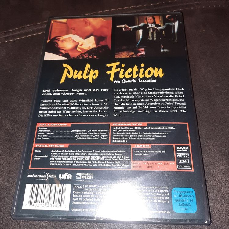 Pulp Fiction DVD Quentin Tarantino | Kaufen auf Ricardo