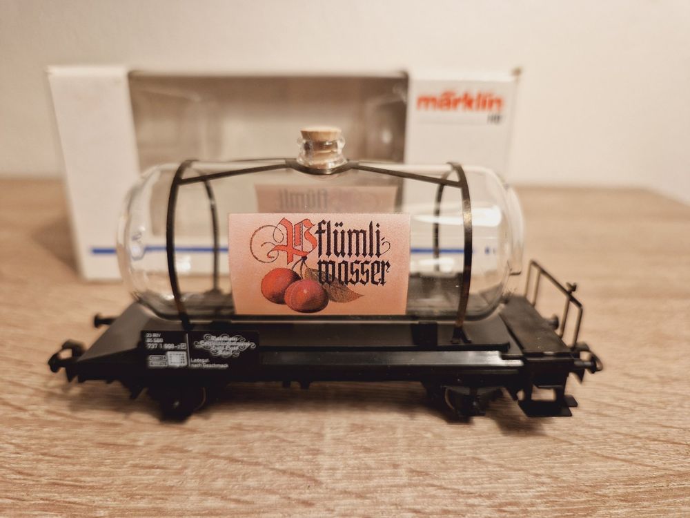 Märklin 4452.002 Glaskesselwagen Bflümi wasser H0 OVP NEU | Kaufen auf ...