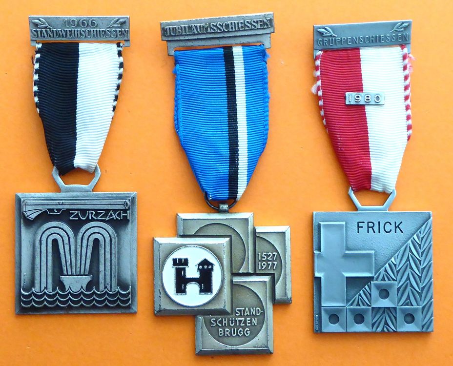 Aargau Schiessen 1966 Zurzach; 1977 Brugg; 1980 Frick (Gebraucht) in Aesch BL für CHF 4 – mit ...