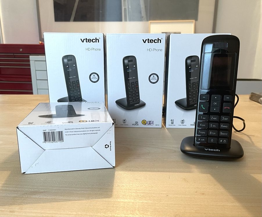 4 telefoni Vtech (Nuovo e nell'imballaggio originale) a Bruzella per ...