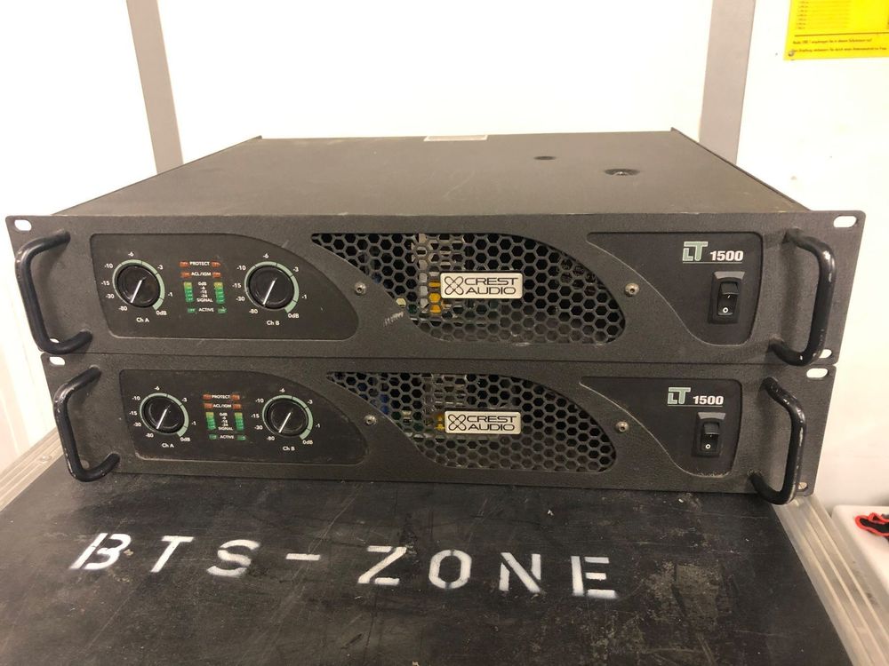 2 x Crest Audio LT1500 Endstufen | Kaufen auf Ricardo