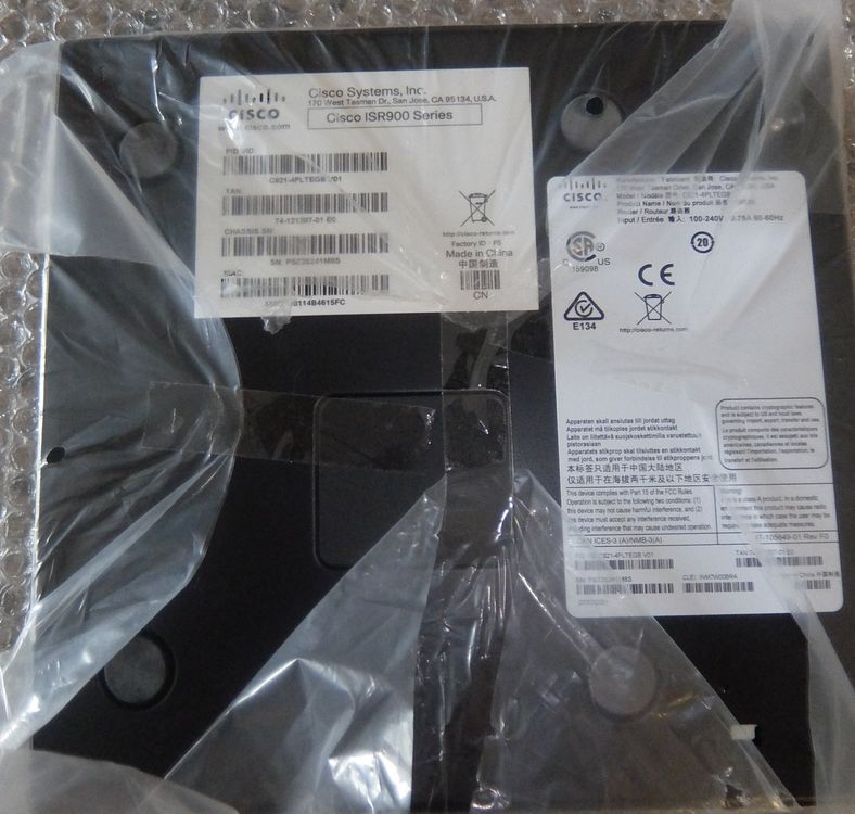 Routeur Cisco ISR 900 C921-4PLTEGB (Gebraucht) in Basel für CHF 220 ...