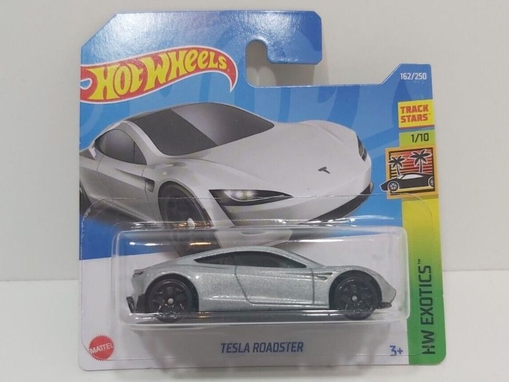 Tesla Roadster Silver - Hot Wheels | Kaufen auf Ricardo