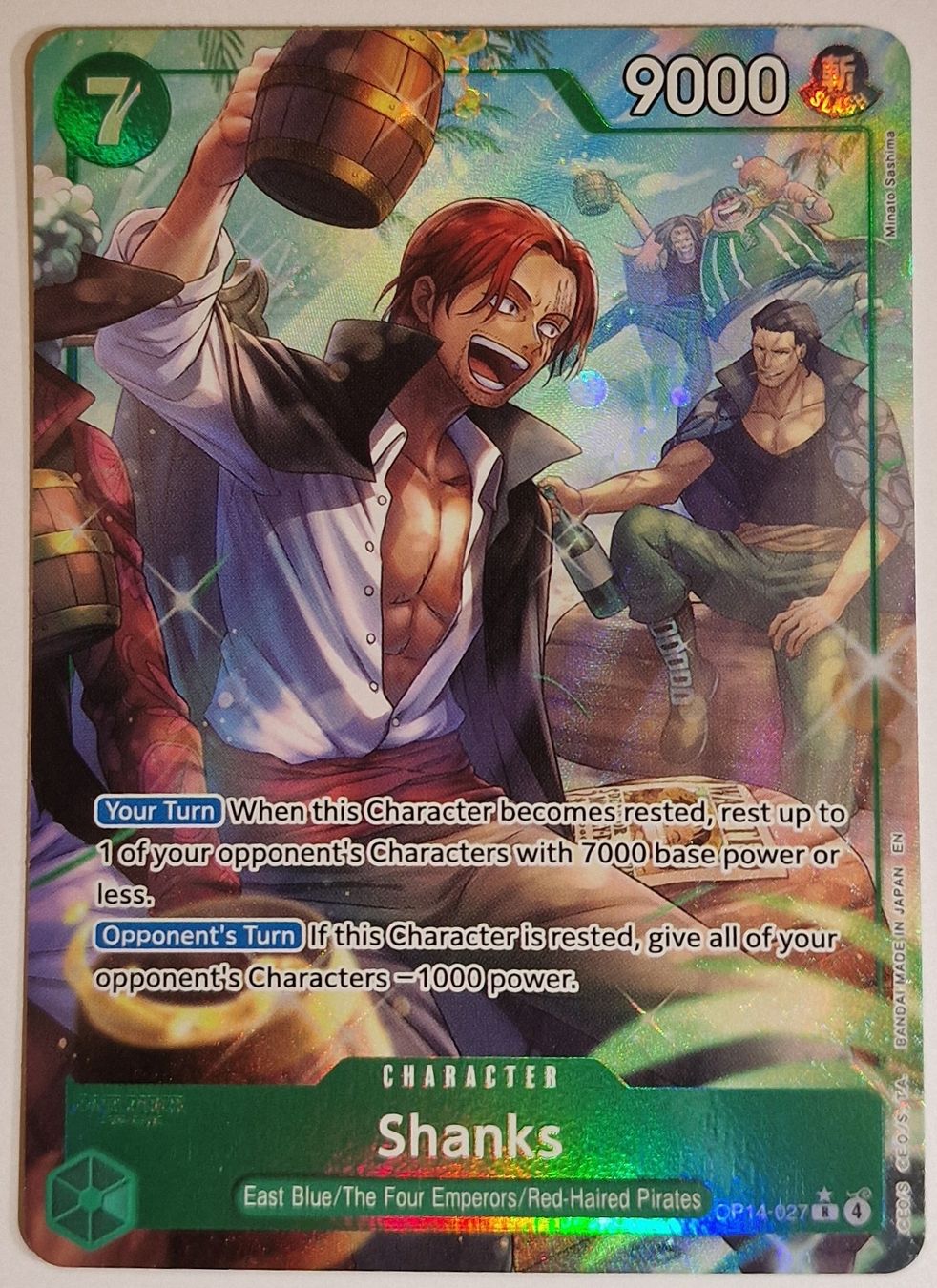 ONE PIECE - Shanks - OP14-027 ENG (Neu (gemäss Beschreibung)) in Melano ...