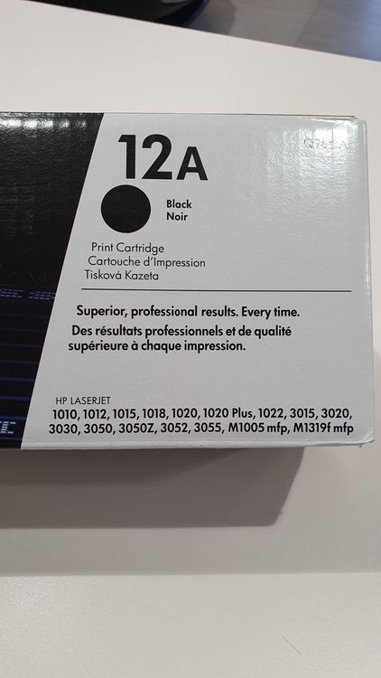 HP A12 Q2612A Toner (Neu und originalverpackt) in Egerkingen für CHF 35 ...