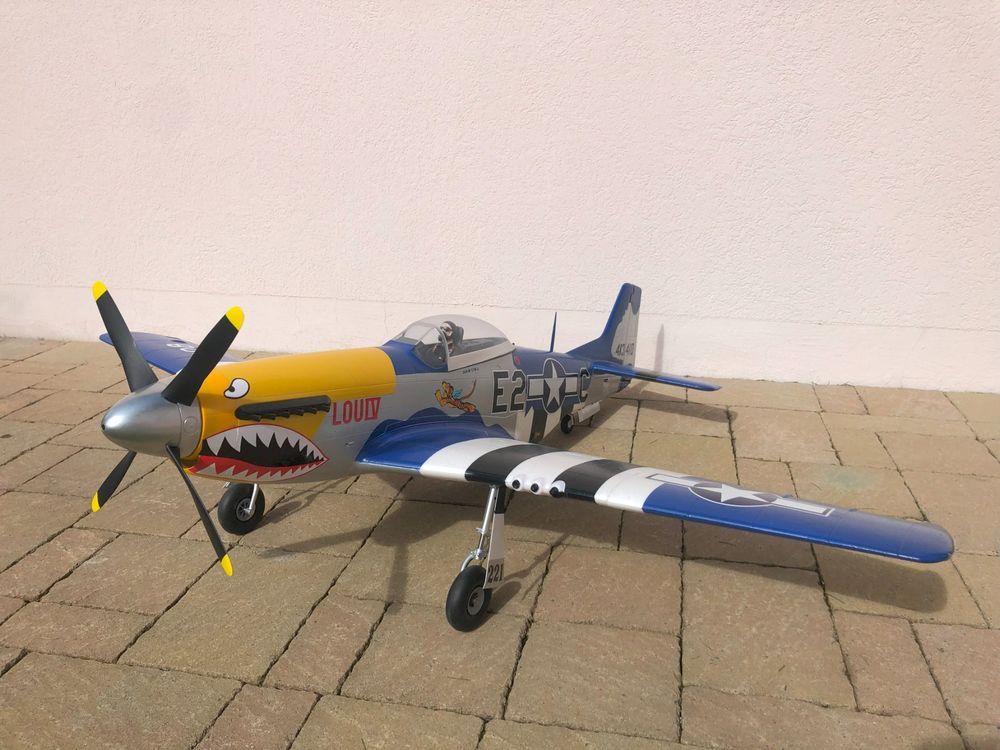 P-51D MUSTANG 1500mm von E-flite | Kaufen auf Ricardo