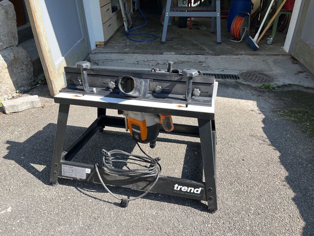 Frästisch inkl. Oberfräse | Kaufen auf Ricardo