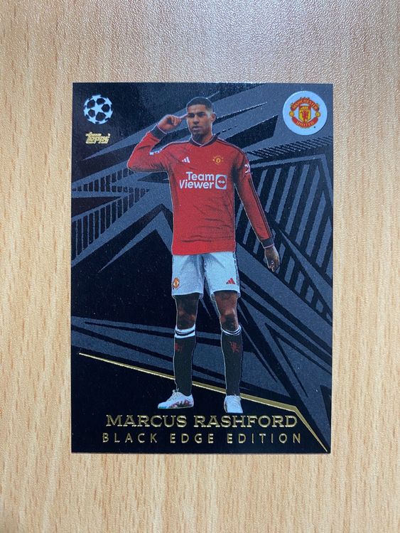 Topps Match Attax 2023 Black Edge Edition Marcus Rashford (Neu (gemäss ...