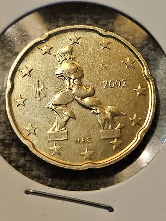 Pièce rare italie 20 centimes d'euro 2002 | Kaufen auf Ricardo