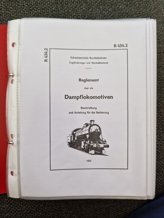 Reglement über die Dampflokomotiven | Kaufen auf Ricardo