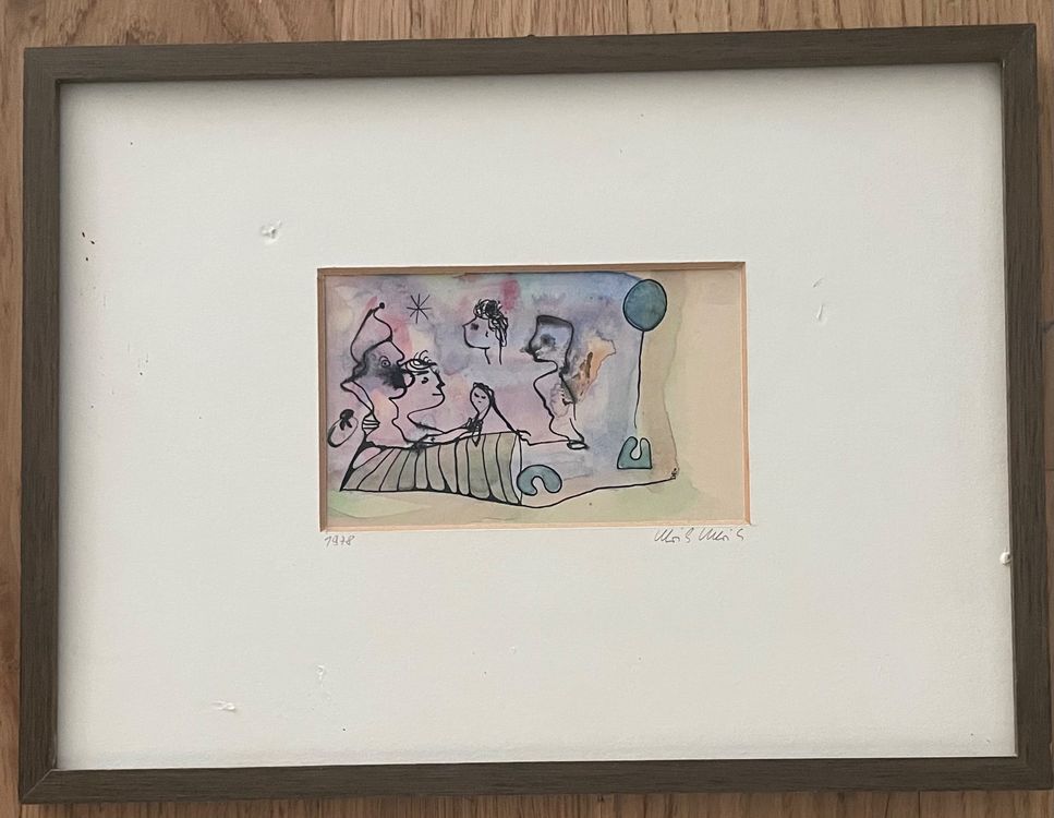 Sehr Interessante Mischtechnik Unl.Sig (Gebraucht) in Root für CHF 5 – mit Lieferung auf Ricardo ...