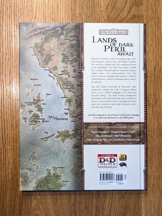 Forgotten Realms Campaign Guide - Dungeons & Dragons 4e (Gebraucht) in ...