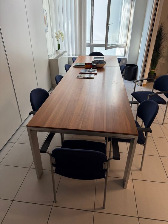 Sitzungstisch 220–320 cm – mit Alu-Beine (Gebraucht) in Cham für CHF ...