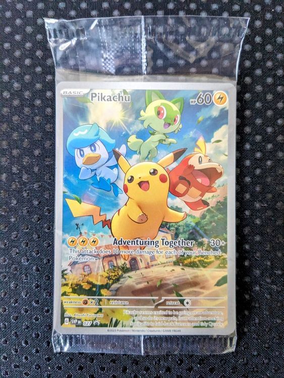 Pokemon Paldea Evolved - Pikachu Promo 027 ( EN ) ab 1Fr! (Neu und ...