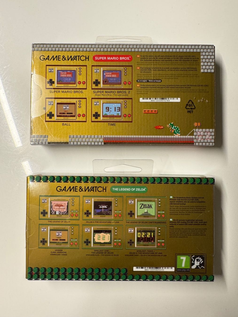 Nintendo Game & Watch The Legend Of Zelda / Super Mario Bros (Gebraucht ...