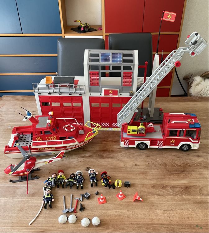 Grosses Playmobil Feuerwehr Set mit viel Zubehör | Kaufen auf Ricardo