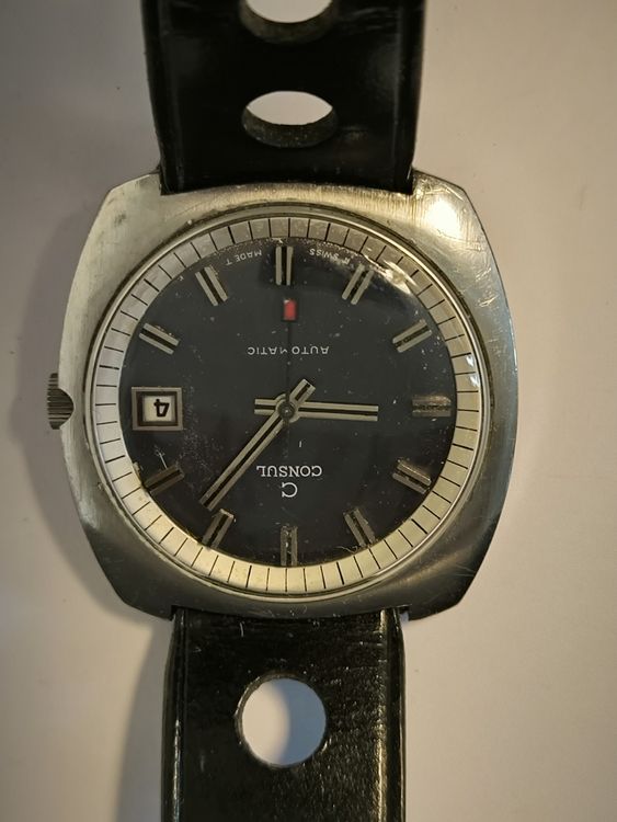 Vintage Consul Automatic Swiss Made Herren Uhr, Rarität! (Gebraucht) in ...