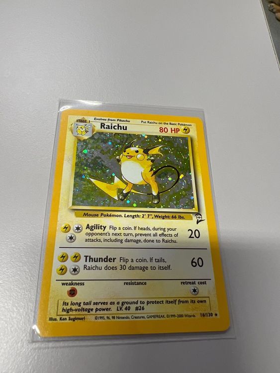 Raichu Base Set 2 (Neu (gemäss Beschreibung)) in Zürich für CHF 40 ...