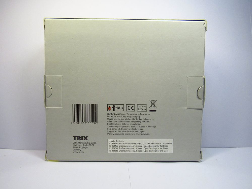 Trix 11629 Cisalpino Karton LEER bis auf Anleitungen (Gebraucht) in ...