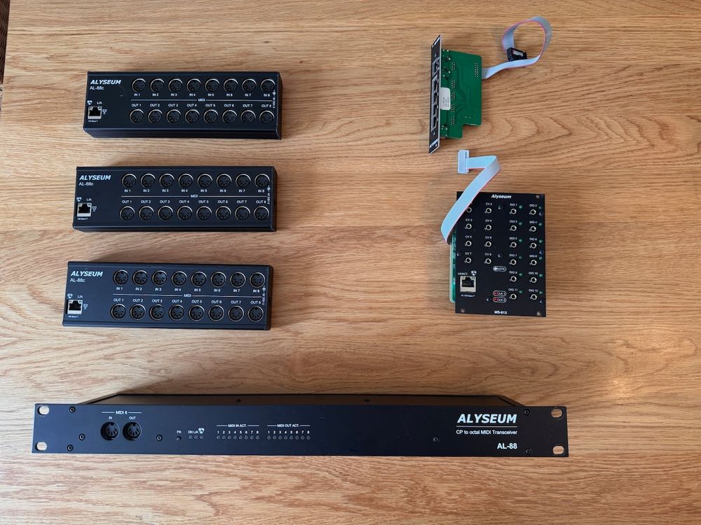 Alyseum MIDI Patchbays Ethernet Copperlan Eurorack | Kaufen auf Ricardo