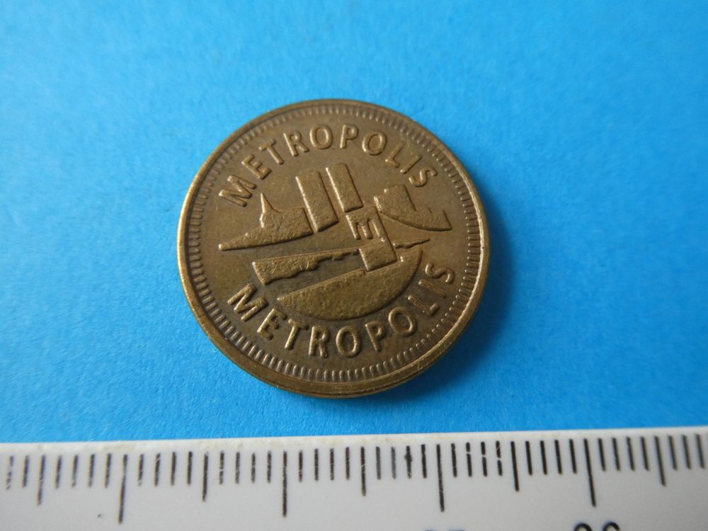 USA, alter Token/Jeton "Metropolis" (Gebraucht) in Hinterforst für CHF ...