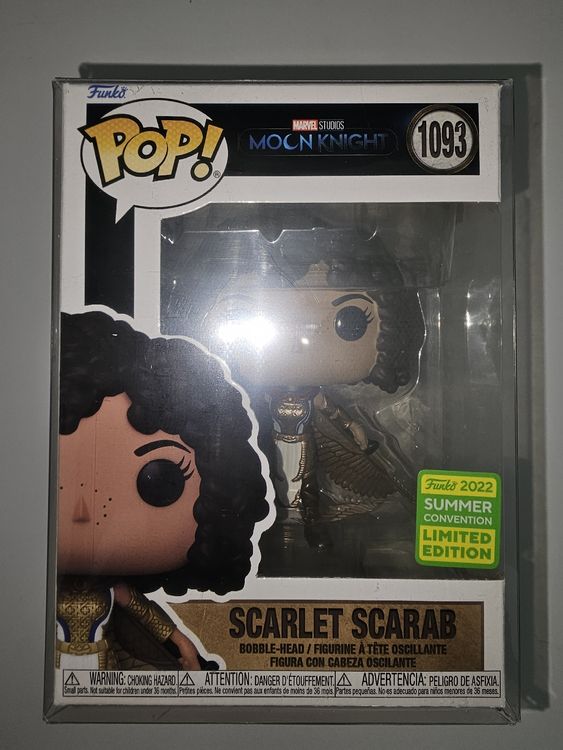 Funko Pop! Marvel Moon Knight Scarlet Scarab 1093 Convention (Neu (gemäss Beschreibung)) in St ...