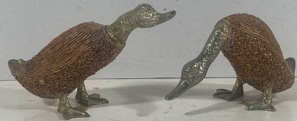 2x Vintage Designer Enten Skulptur | Kaufen auf Ricardo