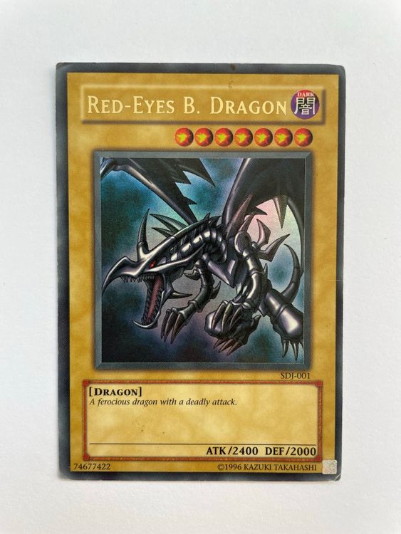 Yugioh Red-Eyes B. Dragon Ultra Rare Oldschool SDJ-001 ENG (Gebraucht ...