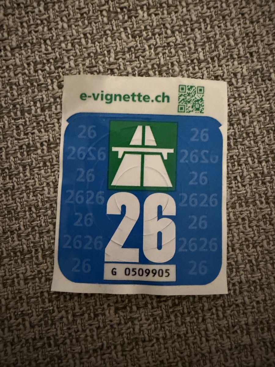 Vignette / Autobahnvignette 2026 (Neu und originalverpackt) in St ...