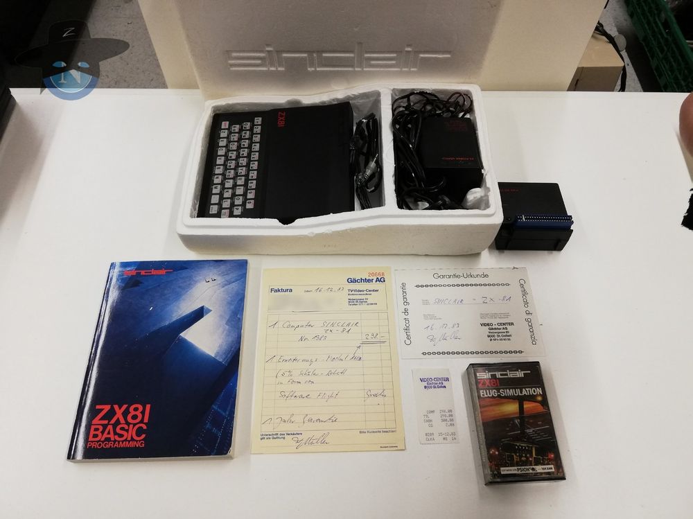 Sinclair ZX81 / 16k inkl. Original Quittung von 1983 ab 1.- | Kaufen auf Ricardo