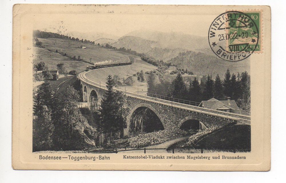MOGELSBERG BRUNNADERN Bodensee-Toggenburg-Bahn, Katzentobel | Kaufen auf Ricardo
