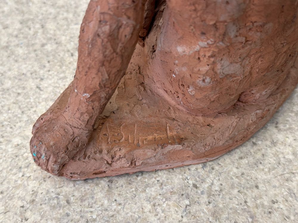 Original CH Alice Schenk Skulptur Terrakotta signiert | Kaufen auf Ricardo