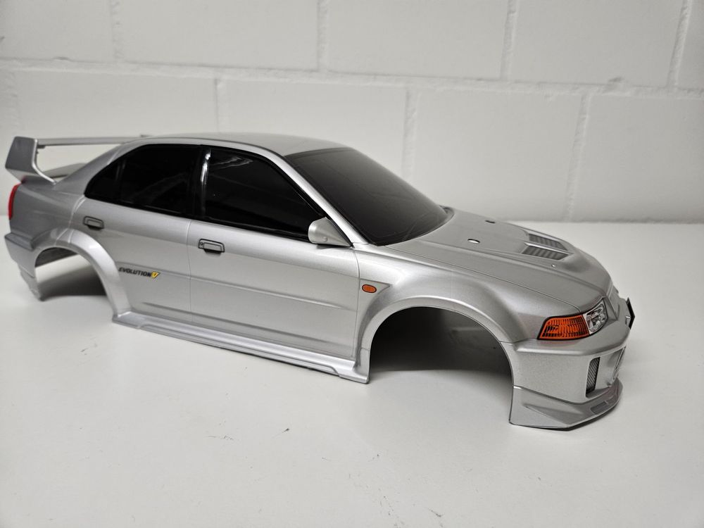 Karosserie zu Tamiya Mitsubishi Lancer EVO V TT-02 (Neu (gemäss ...