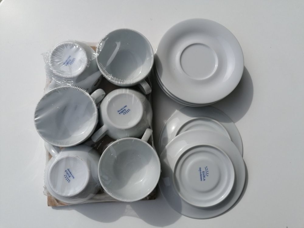 NEUE Cappuccino Tassen inkl. Unterteller - SET / MARKE KAHLA (Neu und originalverpackt) in ...