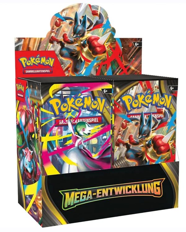 Pokemon Mega-Entwicklung: 1 Display mit 36 Boostern (Neu und ...