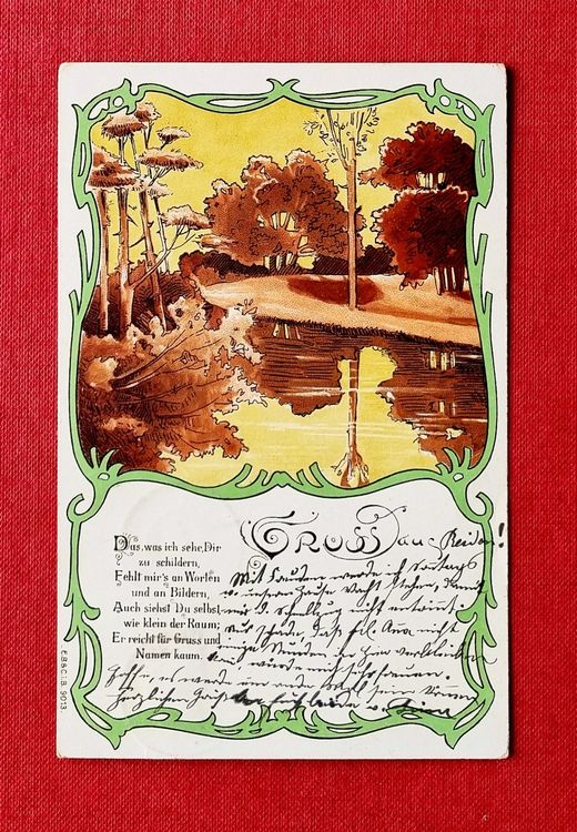 Gruss - von Reiden nach Brunnen - 1900 (Gebraucht) in Rothrist für CHF 2 – mit Lieferung auf ...