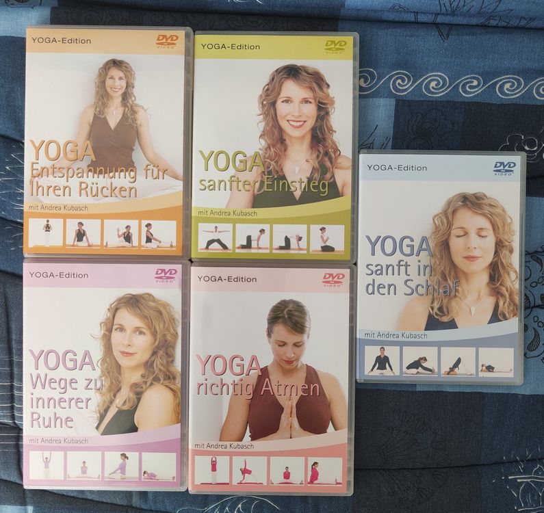 5 DVDs Yoga mit Andrea Kubasch | Kaufen auf Ricardo