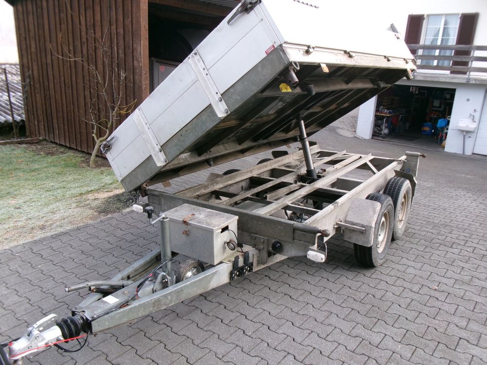 Sachentransportanhänger Kipper Dreiseitenkipper 3500 Kg (Gebraucht) in Muhen für CHF 2700 – nur ...