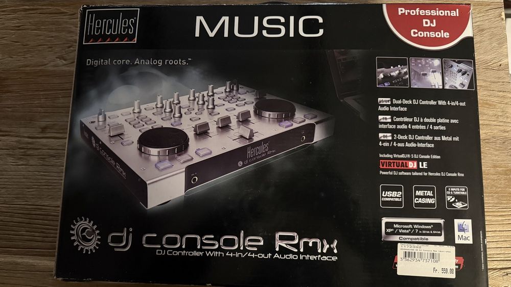 Hercules DJConsole Rmx - Console DJ Professionnelle! (D'occasion) à ...