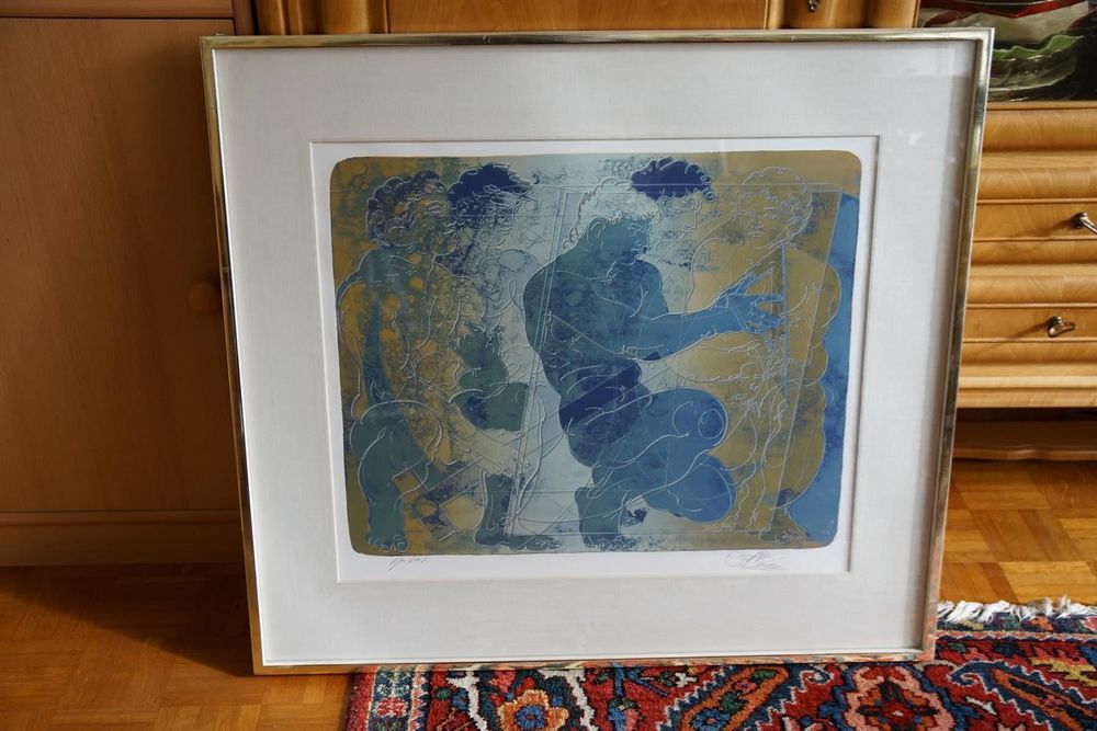 Hans Erni Litho signiert (Gebraucht) in Gränichen für CHF 320 – nur Abholung auf Ricardo kaufen
