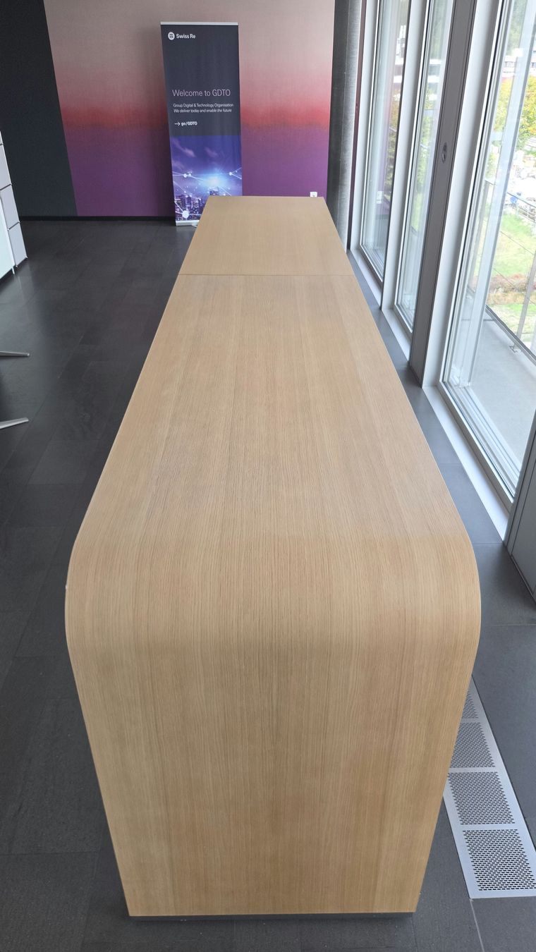Lapalma Brunch Double Hochtisch Eiche 360 × 70 × H 110 Cm Doccasion