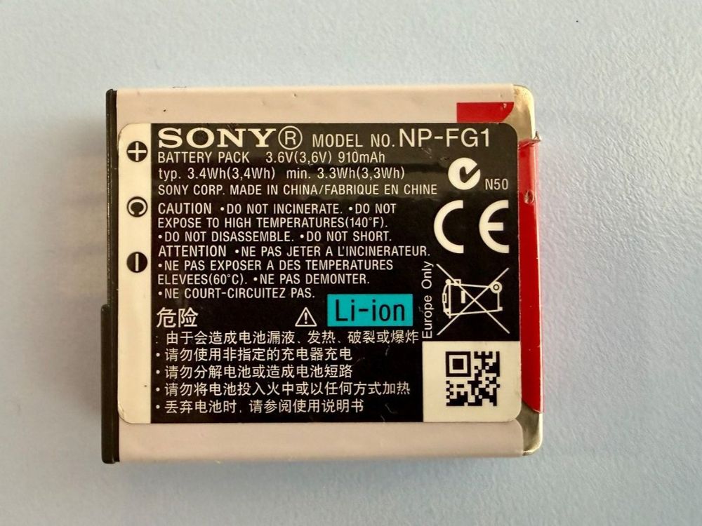 Sony NP-FG1 Info Lithium G, Sony Cyber-shot (Usato) a Savosa per CHF 15 ...